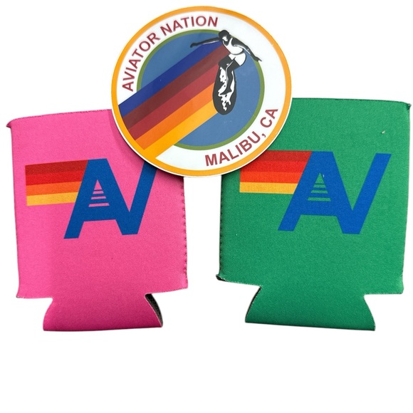 Aviator Nation | Other | Aviator Nation Car Sticker And Pink And Green ...